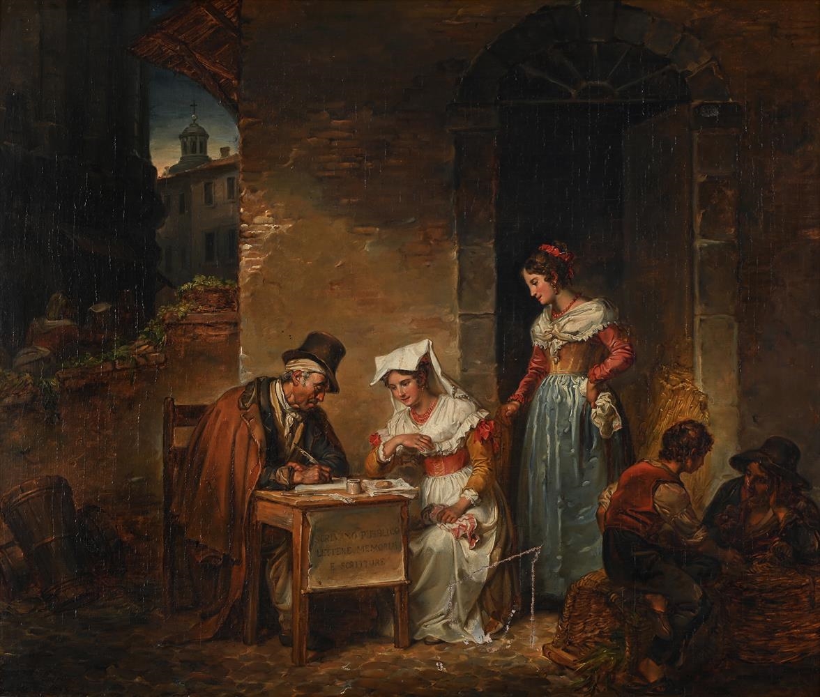 Alexander Lauréus | THE SCRIBE (1822) | MutualArt