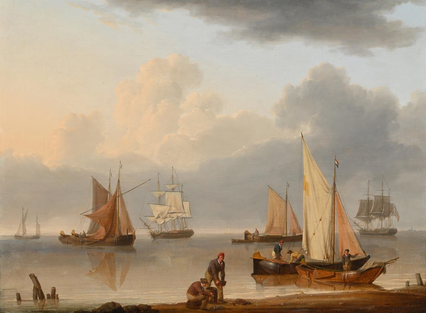 William Anderson | SHIPS AT ANCHOR (1831) | MutualArt