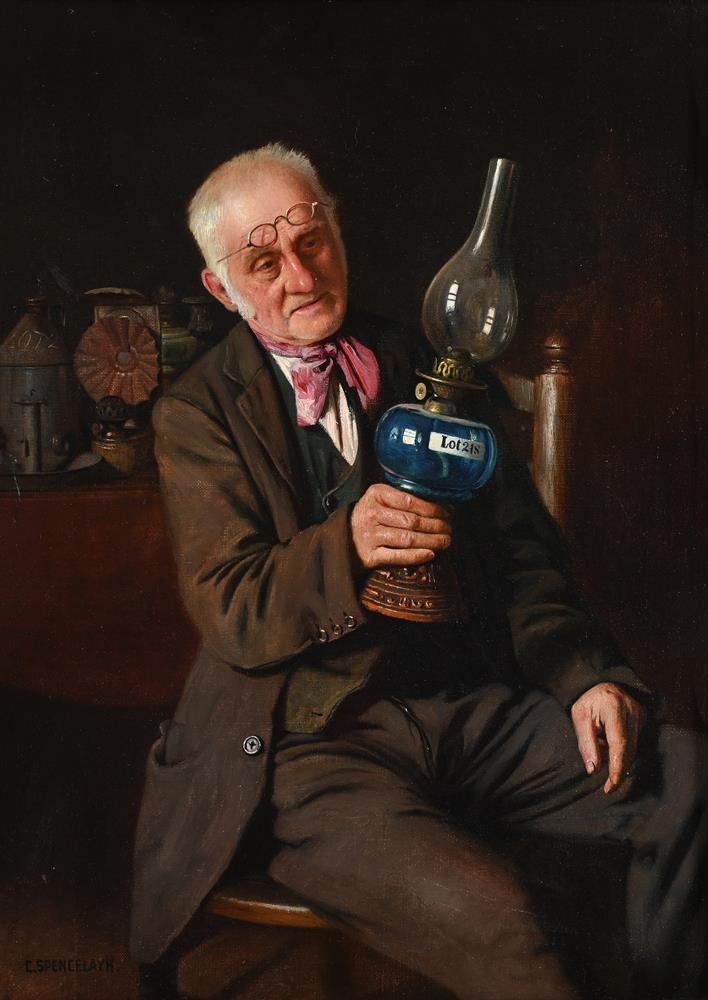 Charles Spencelayh | A family relic | MutualArt