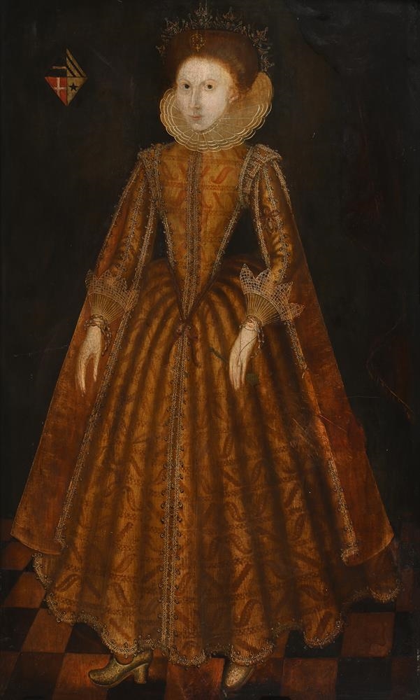 British School, 16th Century | PORTRAIT OF AN ELIZABETHAN LADY WITH ...