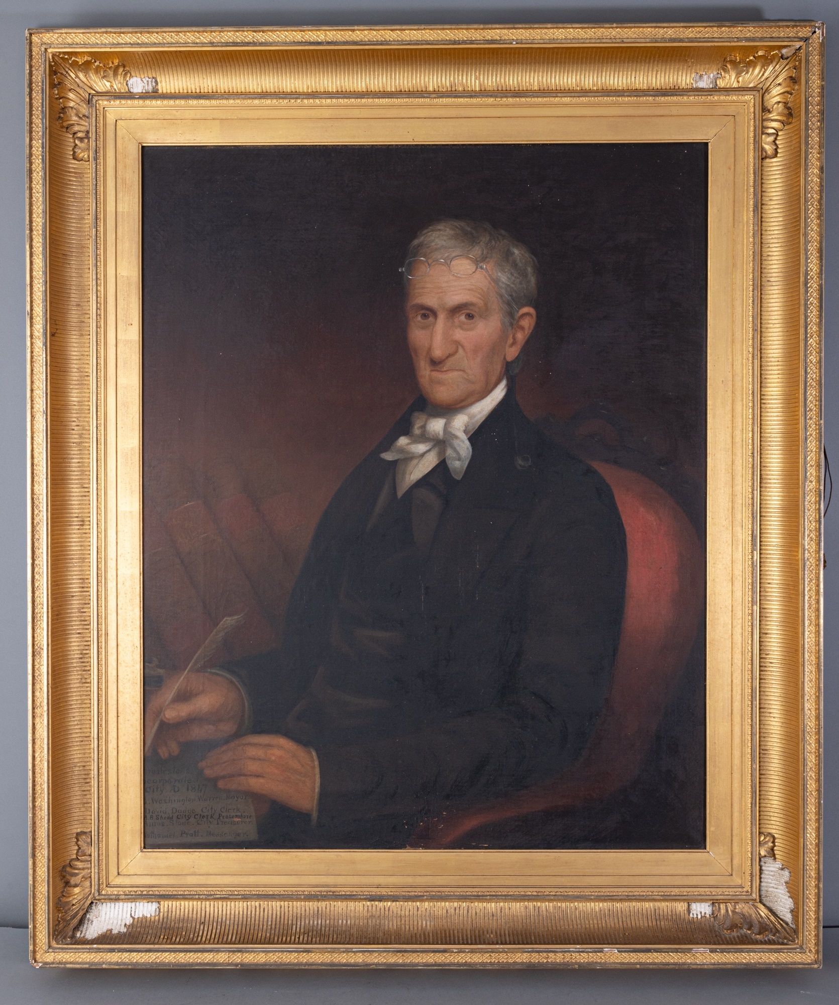 Isaac Augustus Wetherby | Portrait of David Dodge, (1852) | MutualArt