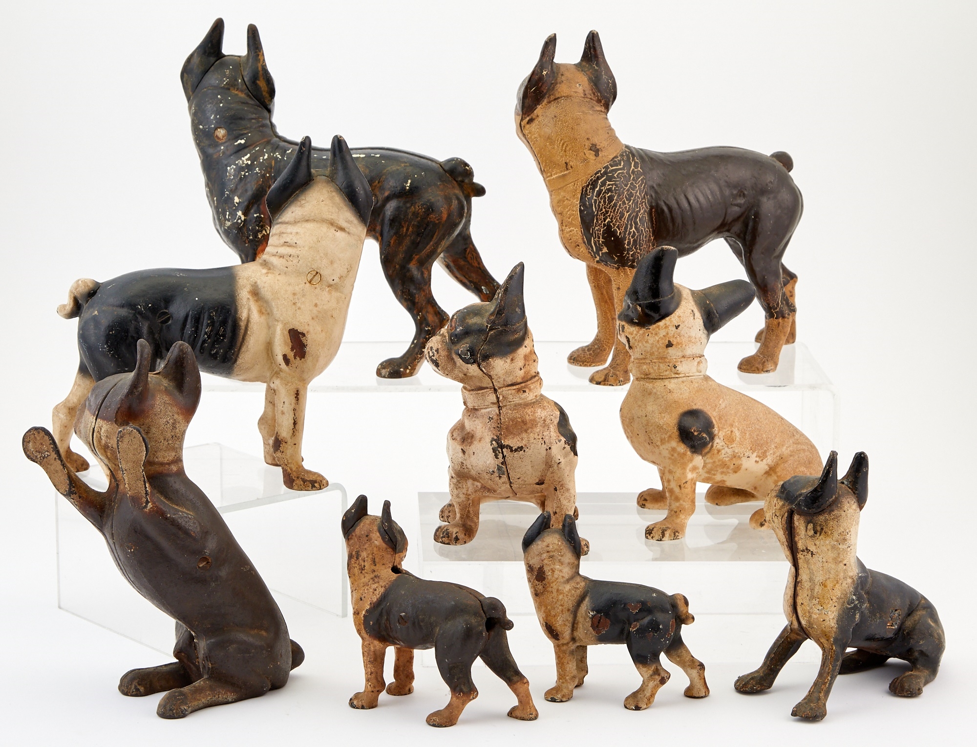 American School, 19th Century | Nine Dog Door Stops | MutualArt