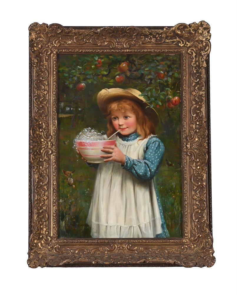 Charles Spencelayh | BLOWING BUBBLES | MutualArt