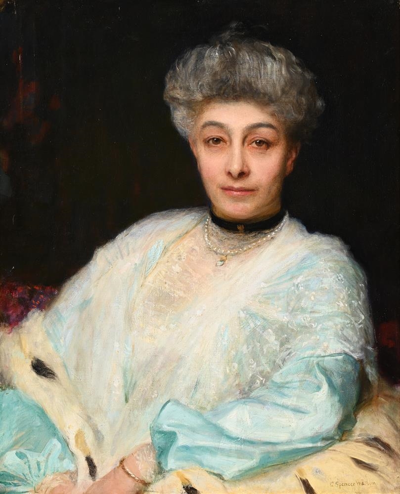 George Spencer Watson | PORTRAIT OF A LADY | MutualArt