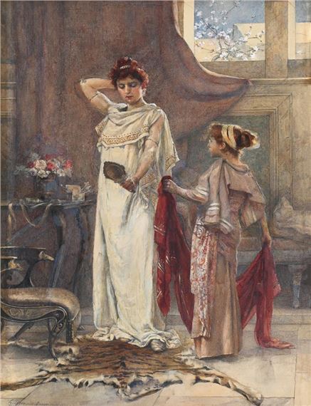Christine Hammond | GETTING READY (1891) | MutualArt