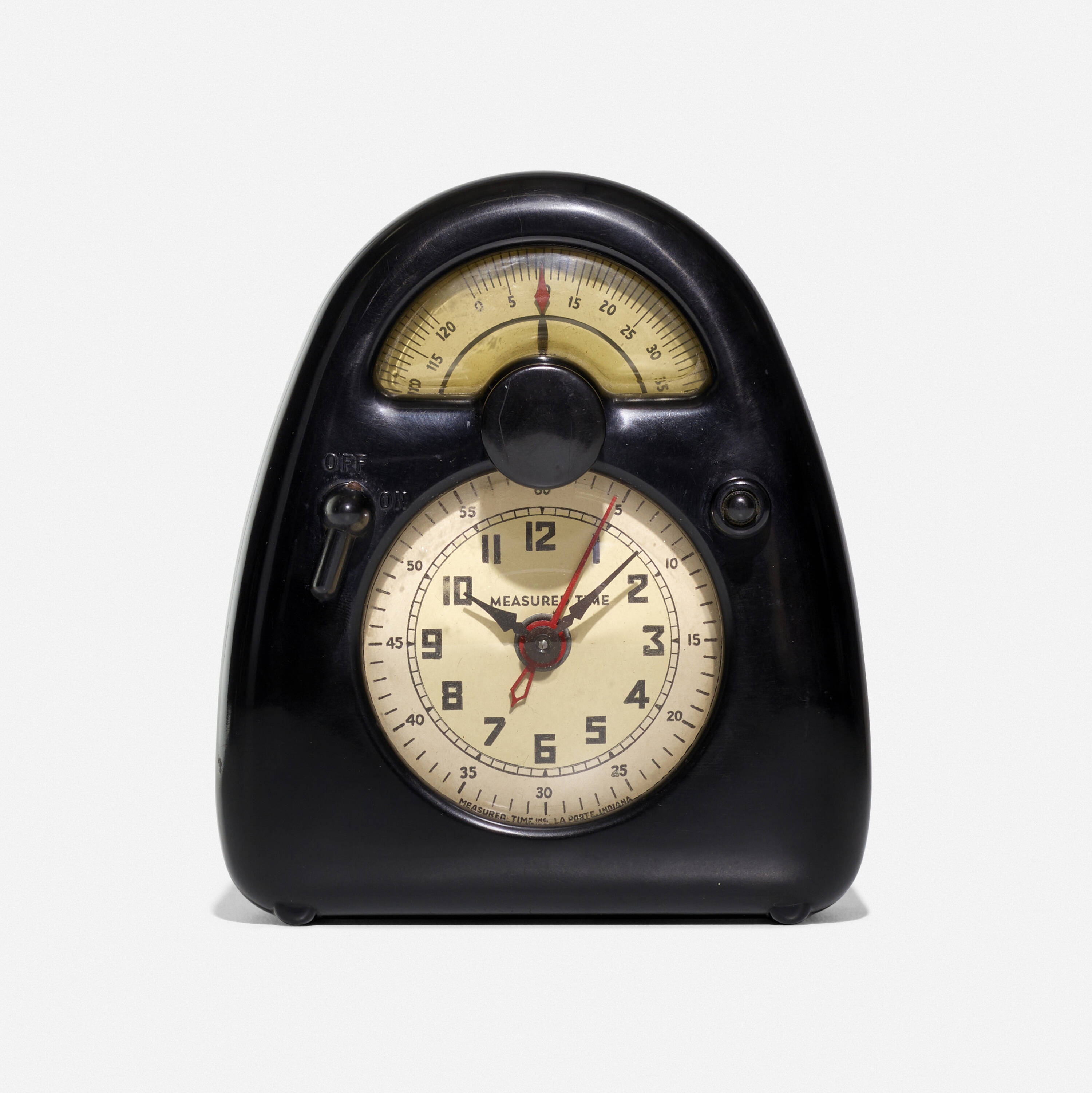 Isamu Noguchi | Measured Time clock and kitchen timer (Circa 1932 ...