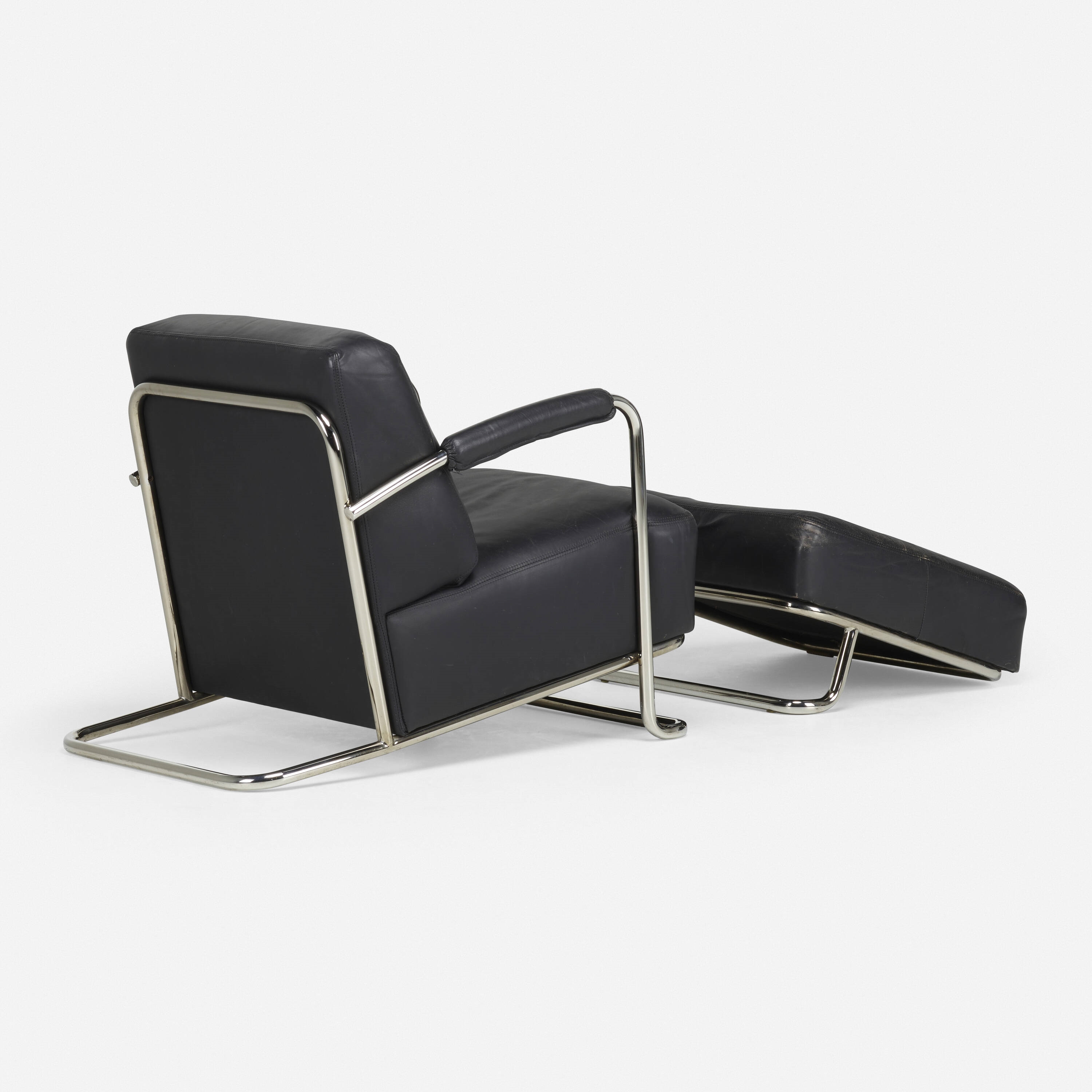 René Coquery | Lounge chair, model B251 and ottoman (Circa 1930 ...
