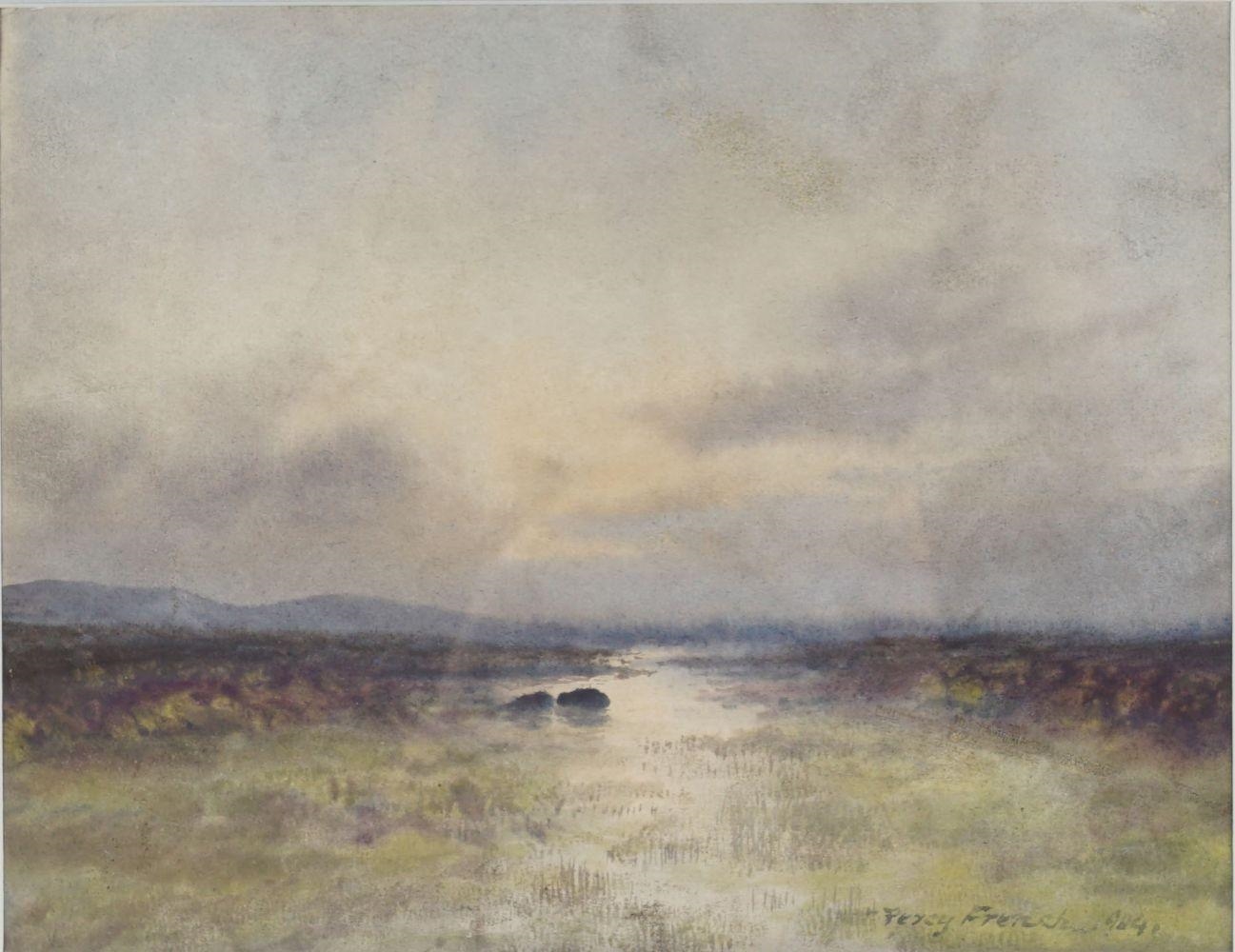 William Percy French | Bogland scene (1904) | MutualArt
