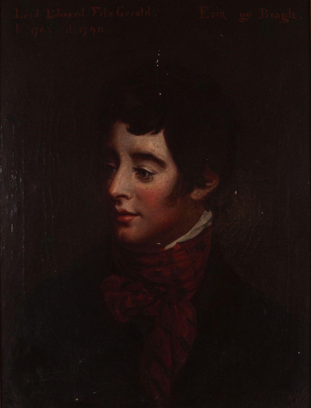 Irish School, 19th Century | Portrait of Lord Edward Fitzgerald | MutualArt