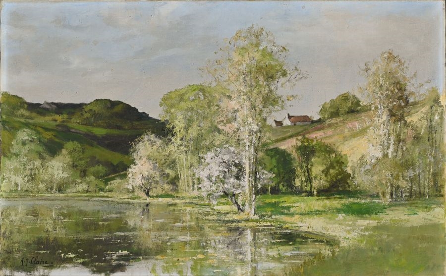 Auguste Jean Claire | Landscape with spring water | MutualArt