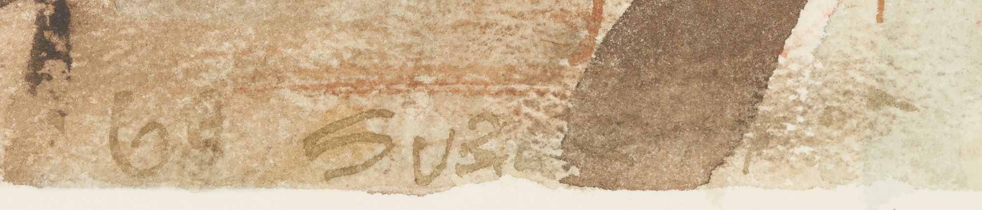 Carl Sublett | Carl Sublett Watercolor, Boat & House, 1968 (1985 ...