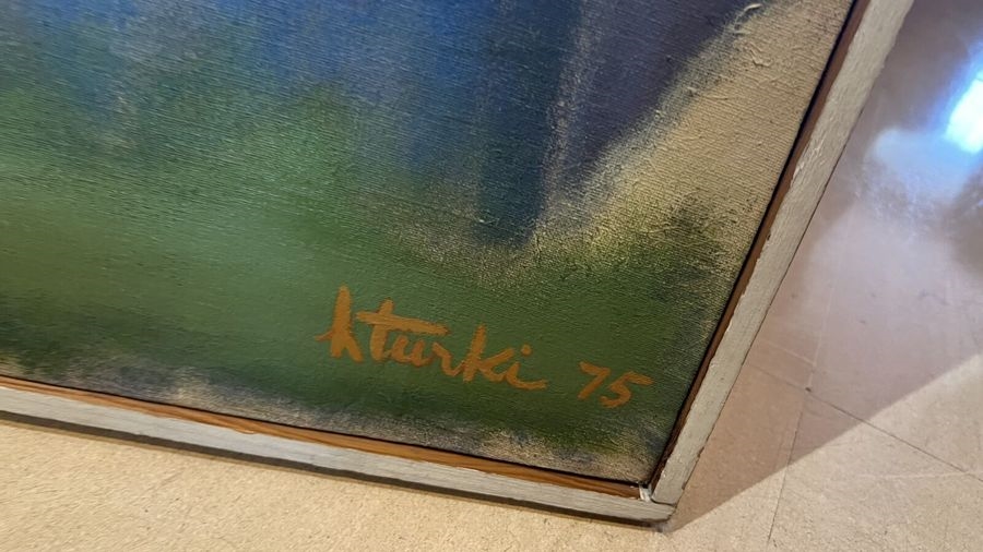 Hédi Turki | Village landscape (75) | MutualArt