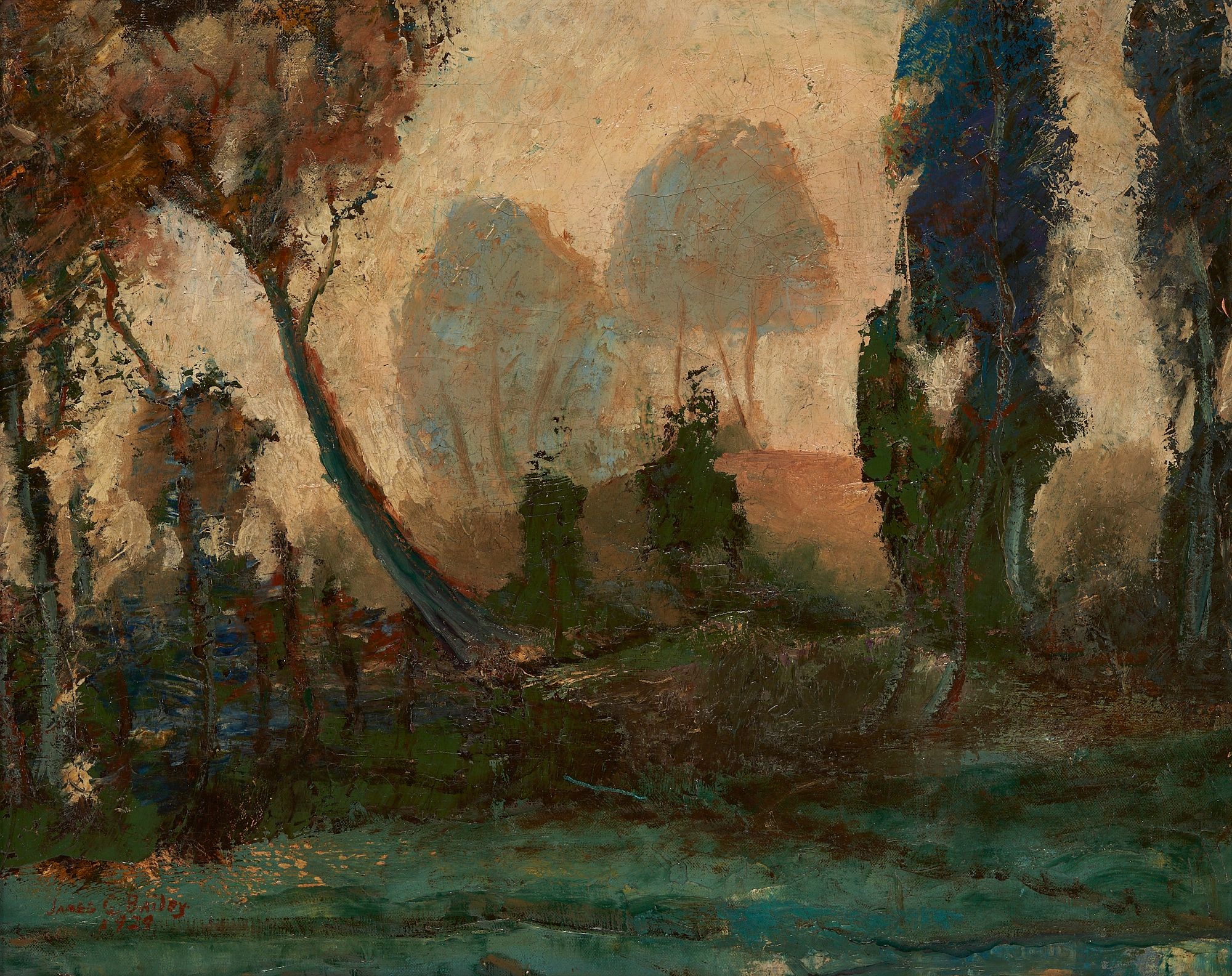 James G. Bailey | Modernist Landscape (1929) | MutualArt