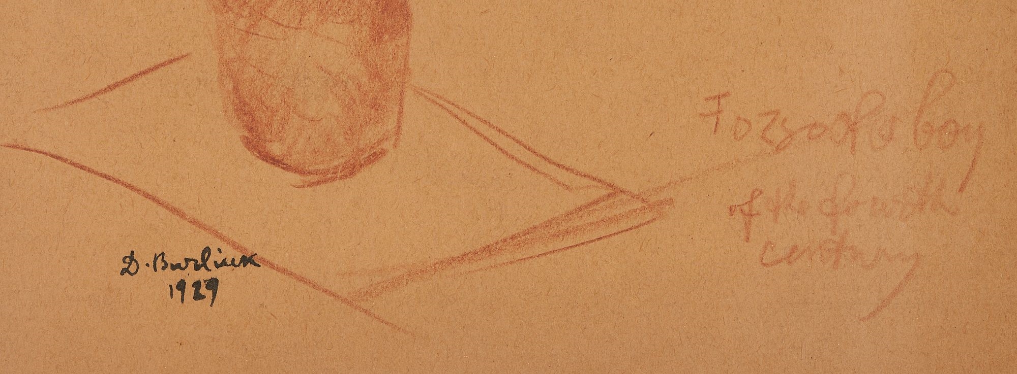 David Burliuk | Classical Sculpture Drawing (1929) | MutualArt