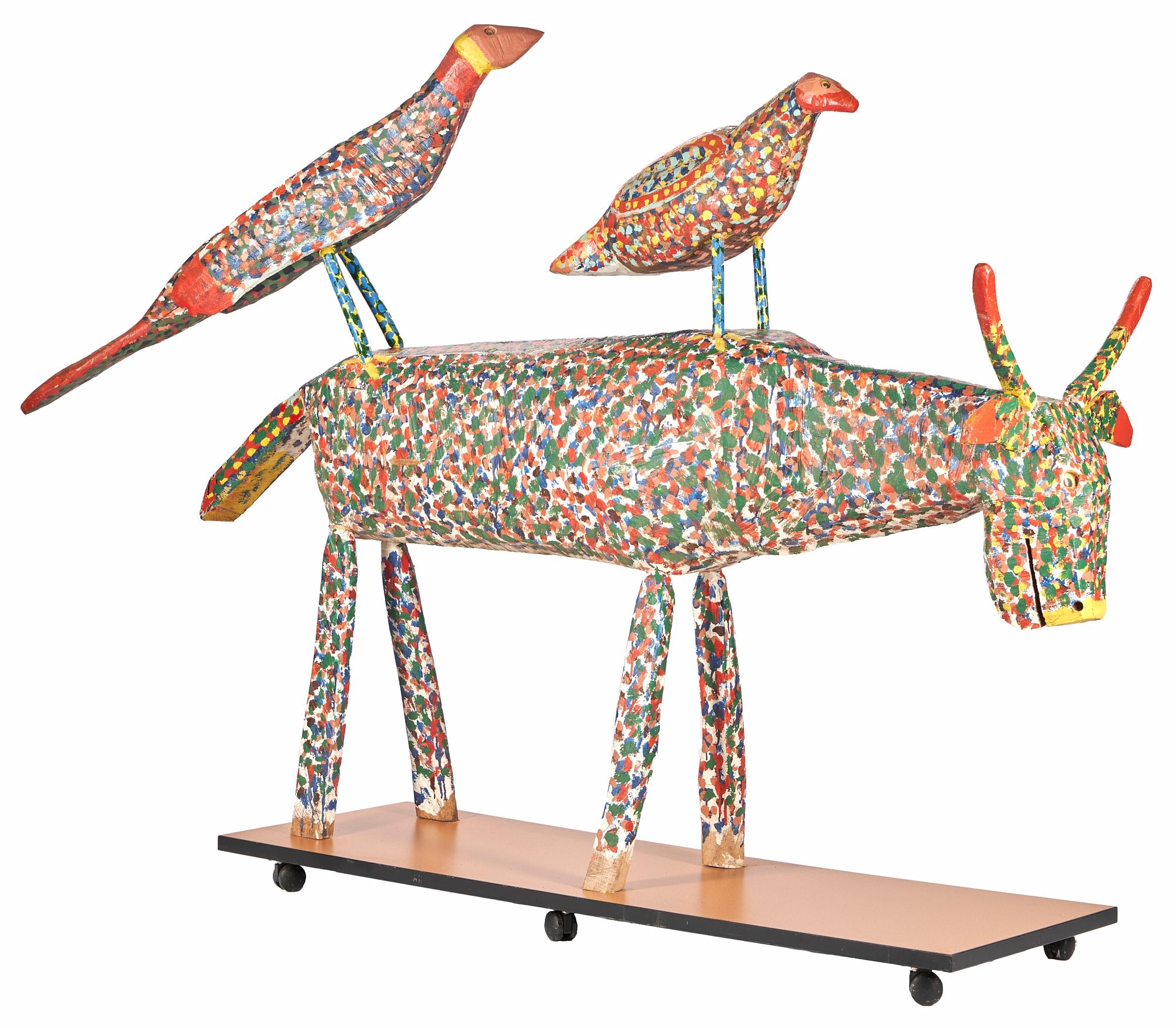 Homer Green | Cow & Birds | MutualArt