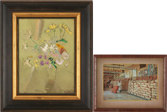 Sterling Boyd Strauser | Floral Still Life Painting plus Signed ...