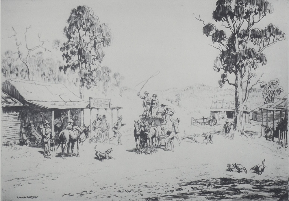 Lionel Lindsay | All Aboard | MutualArt