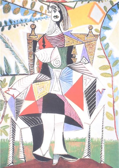 Pablo Picasso | - Seated Woman (1938) | MutualArt