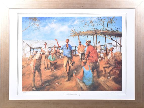 Hugh Sawrey | Two Up at the Races | MutualArt