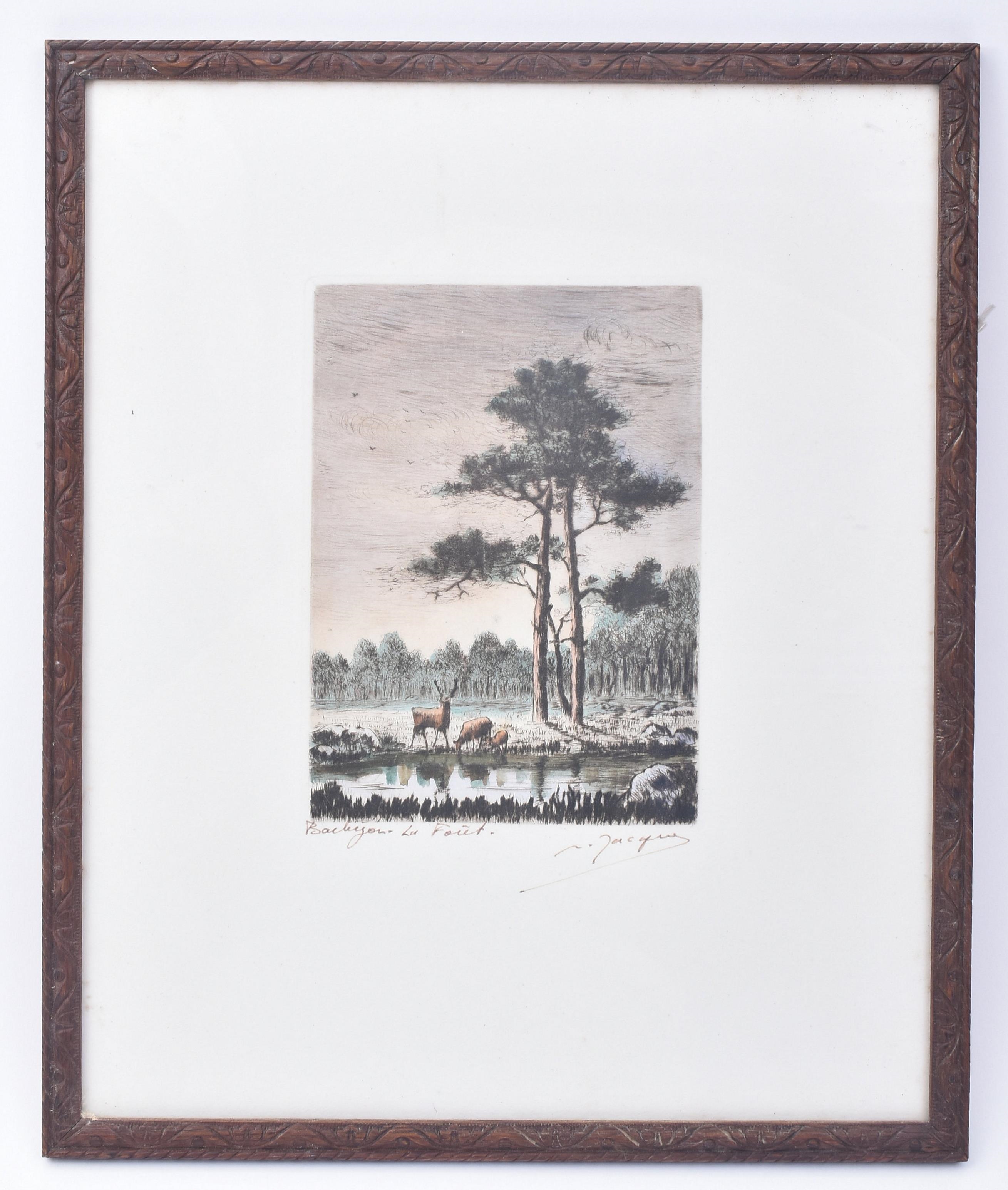 Michael Jacques | HAND COLOURED ETCHING (20th Century) | MutualArt