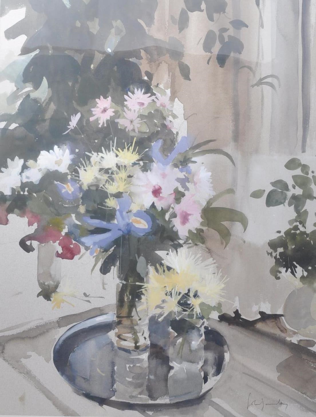 John Yardley | WATERCOLOUR ON PAPER PAINTING OF FLOWERS (20th Century ...