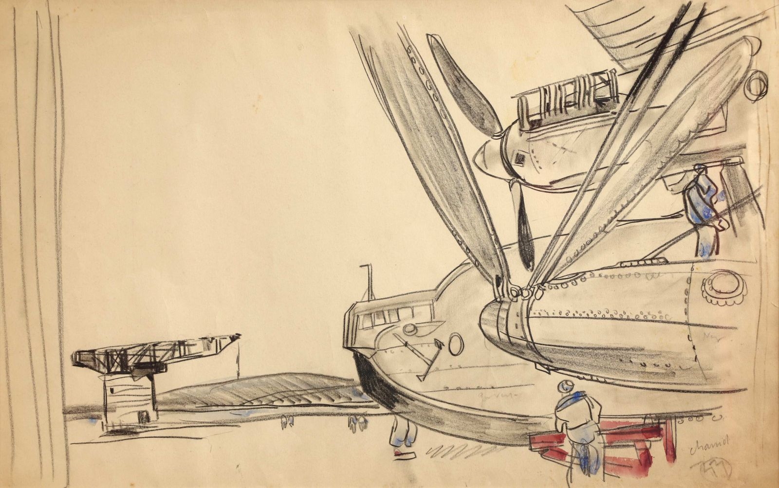 Mathurin Méheut | Les avions | MutualArt