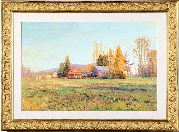 Harry Orlyk | Country Landscape With Houses (2009) | MutualArt