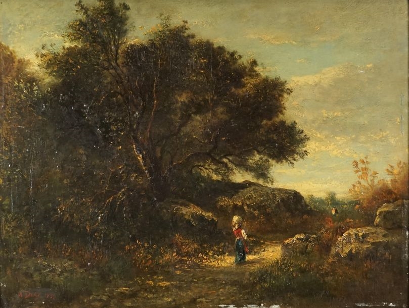 French School, 19th Century | Animated landscape | MutualArt