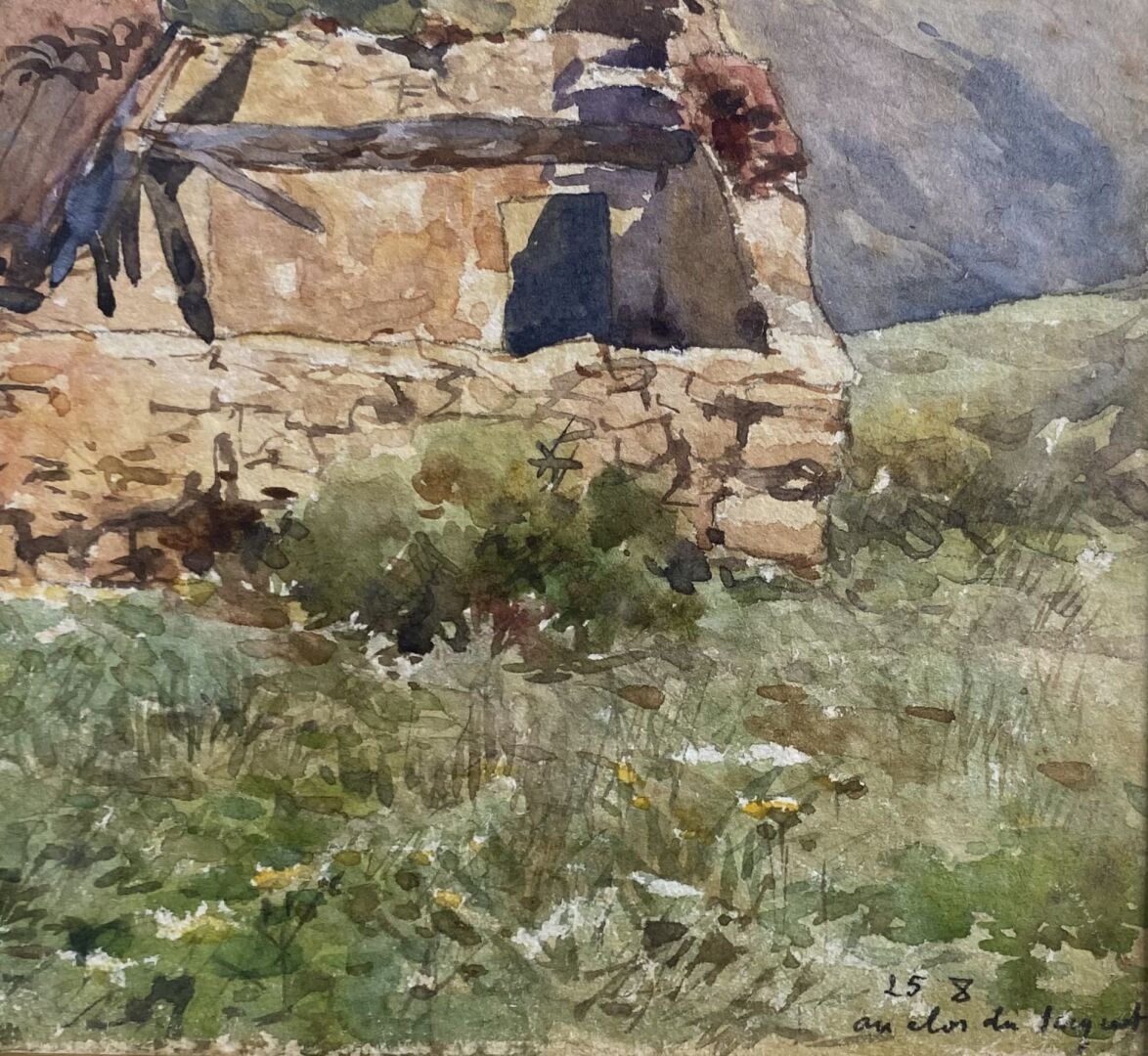 Gustave Adolphe Mossa | Maison en ruine dans l’arrière-pays (1909 ...