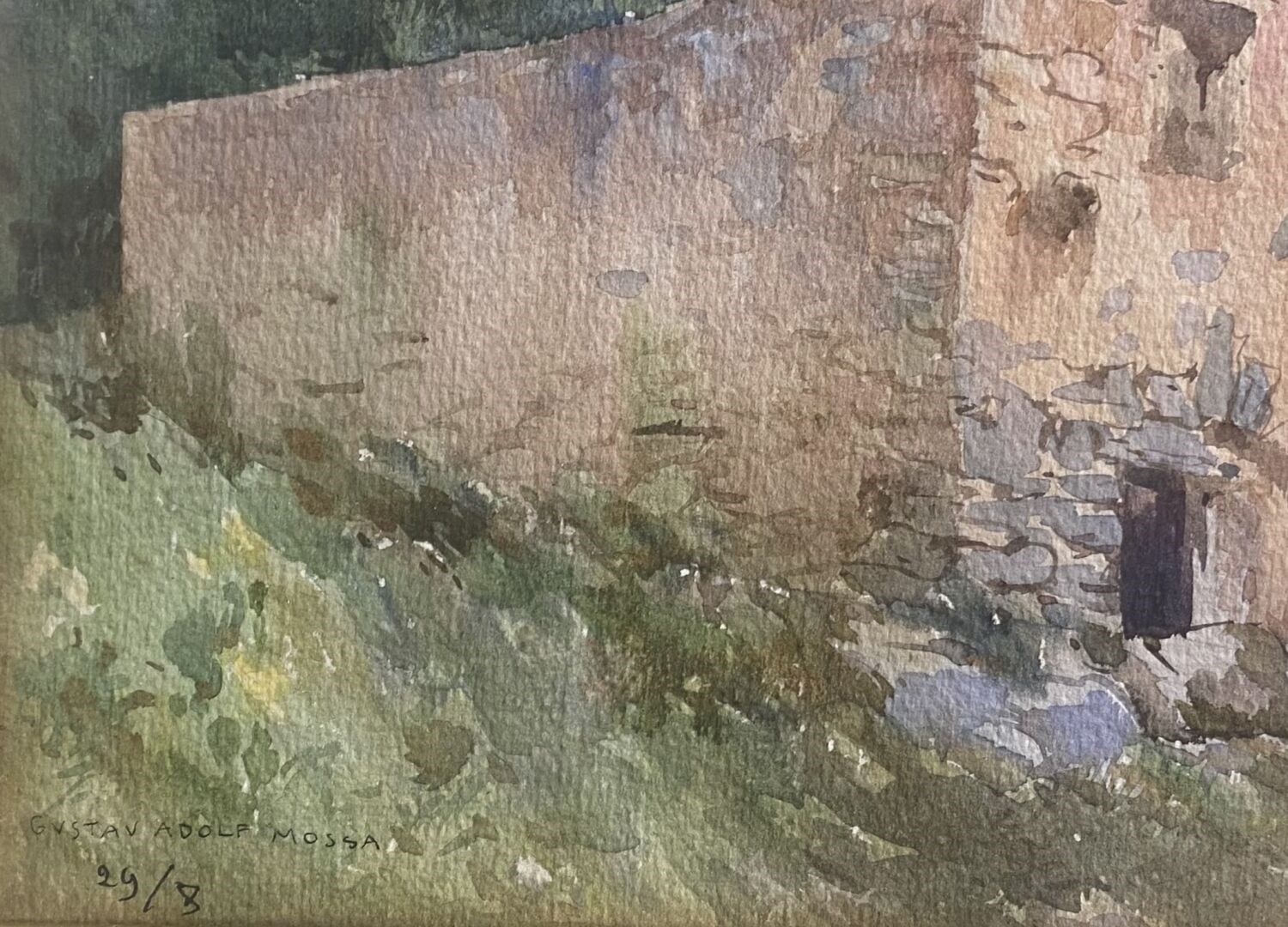 Gustave Adolphe Mossa | Maison dans un paysage montagneux | MutualArt