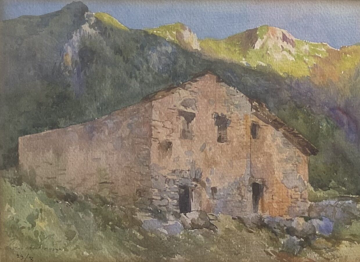 Gustave Adolphe Mossa | Maison dans un paysage montagneux | MutualArt