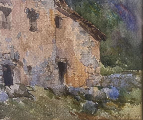 Gustave Adolphe Mossa | Maison dans un paysage montagneux | MutualArt
