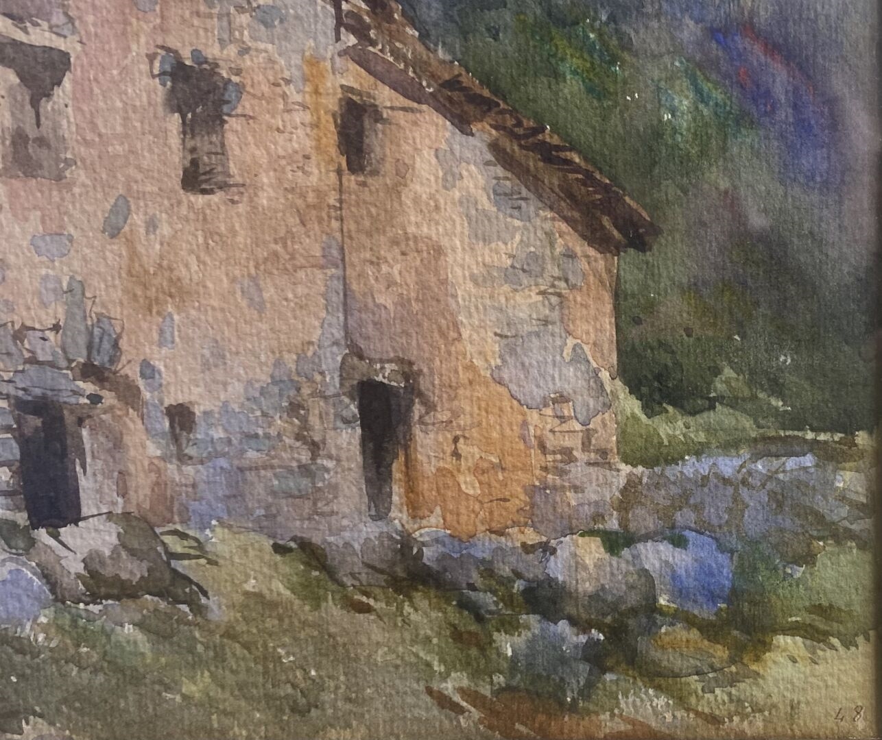 Gustave Adolphe Mossa | Maison dans un paysage montagneux | MutualArt