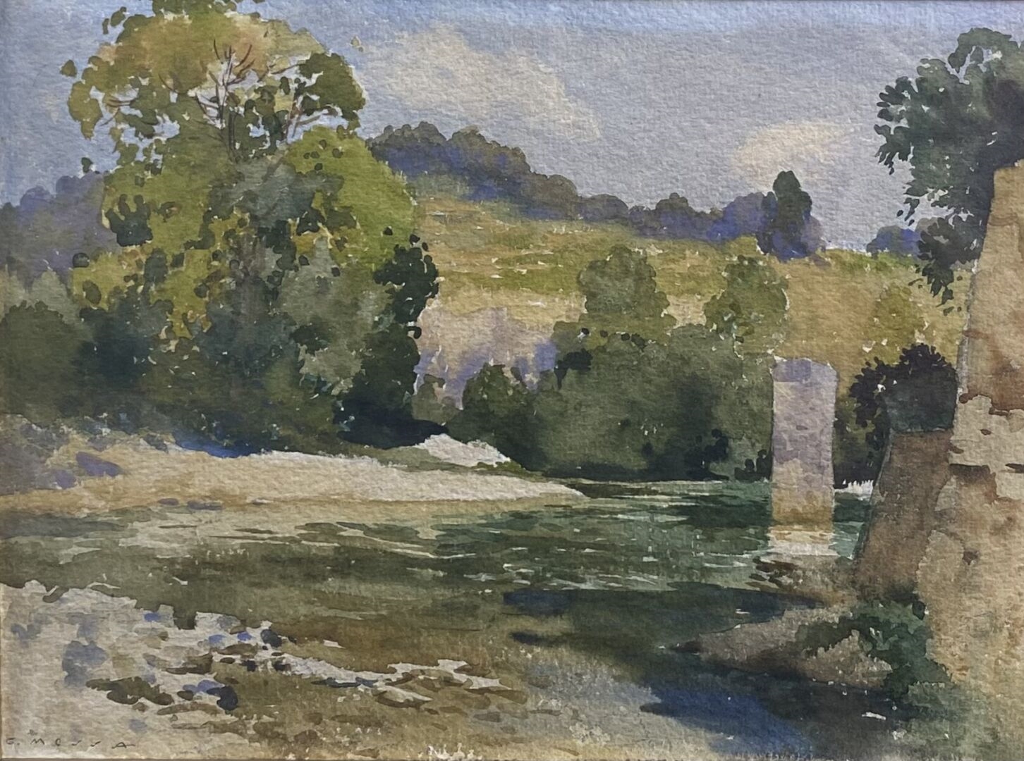 Gustave Adolphe Mossa | Le Loup à Saint-Donat, Saint Paul | MutualArt