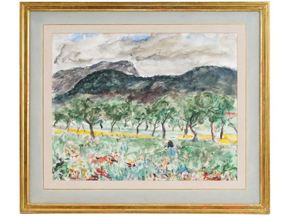 Paul Maze | A watercolor on paper painting by Paul Lucien Maze | MutualArt