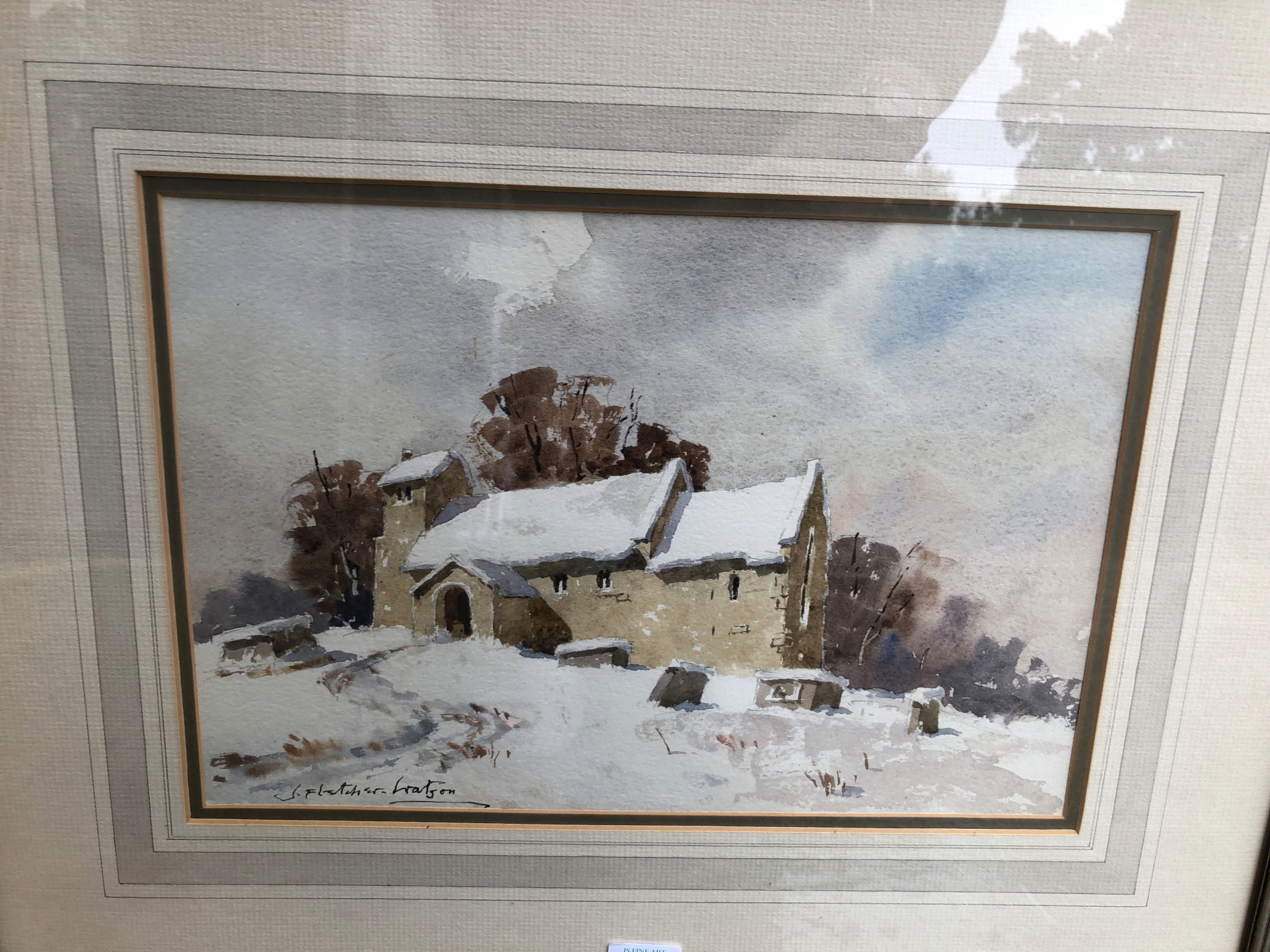 James Fletcher Watson | CHURCH IN THE SNOW | MutualArt
