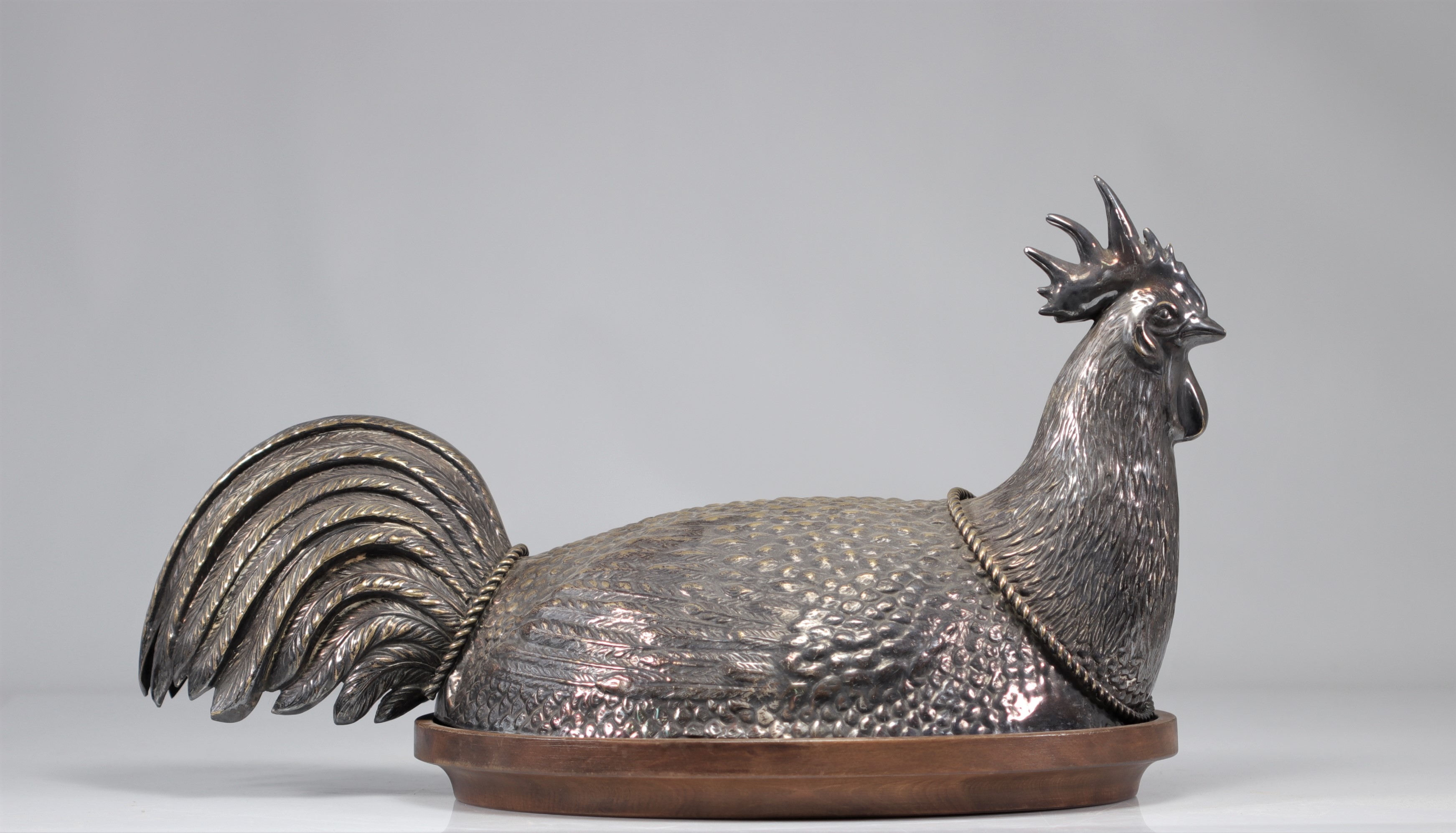 Valenti | VALENTI imposing rooster-shaped tableware 60/70's | MutualArt