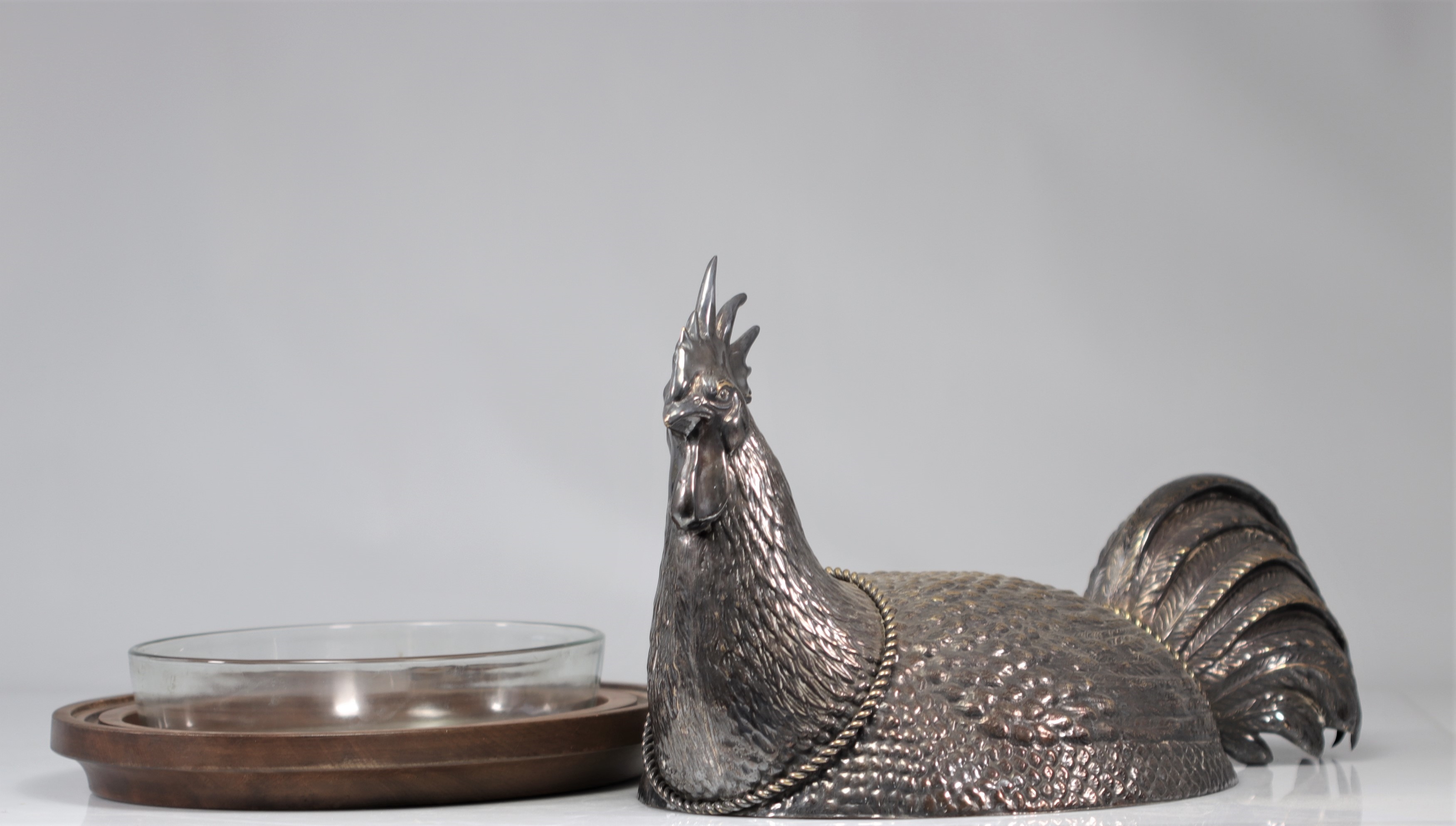 Valenti | VALENTI imposing rooster-shaped tableware 60/70's | MutualArt