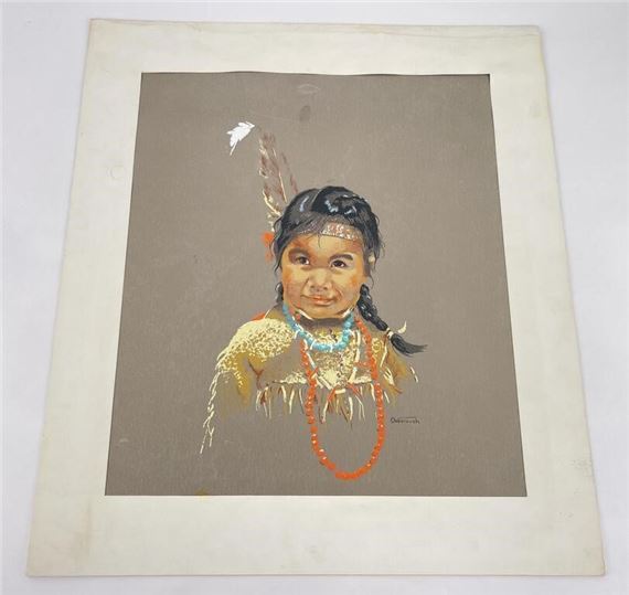 Dorothy Marie Oxborough | Dorothy Oxborough Pastel Indian Drawing ...