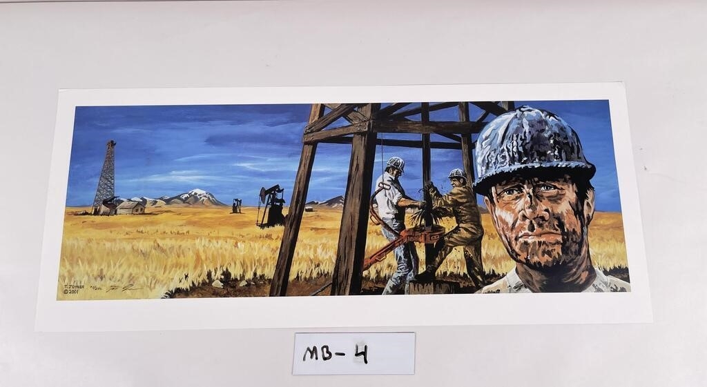 Tim Joyner | Tim Joyner Oil Well Print | MutualArt