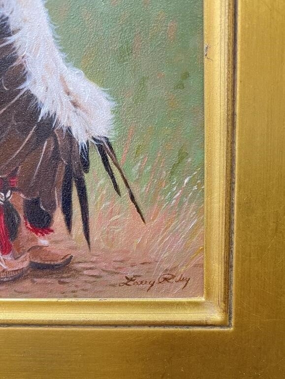 Larry Riley | Little Dancer Eagle Indian | MutualArt