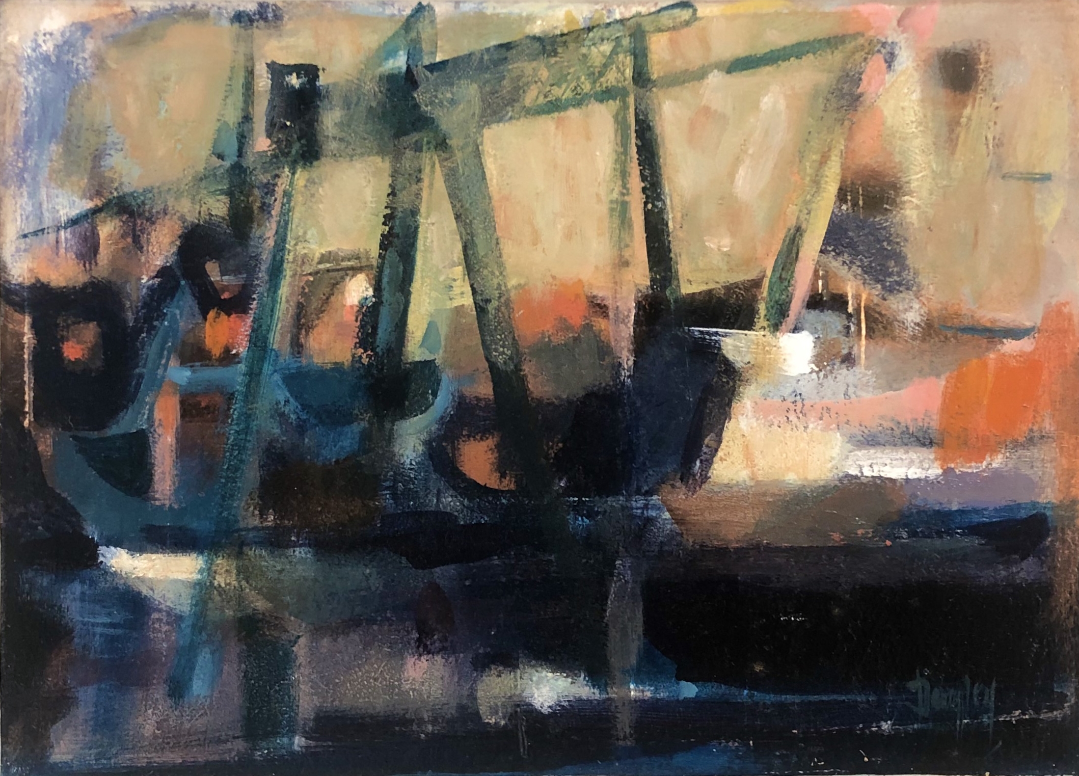 Arthur Dagley | Wharfside | MutualArt