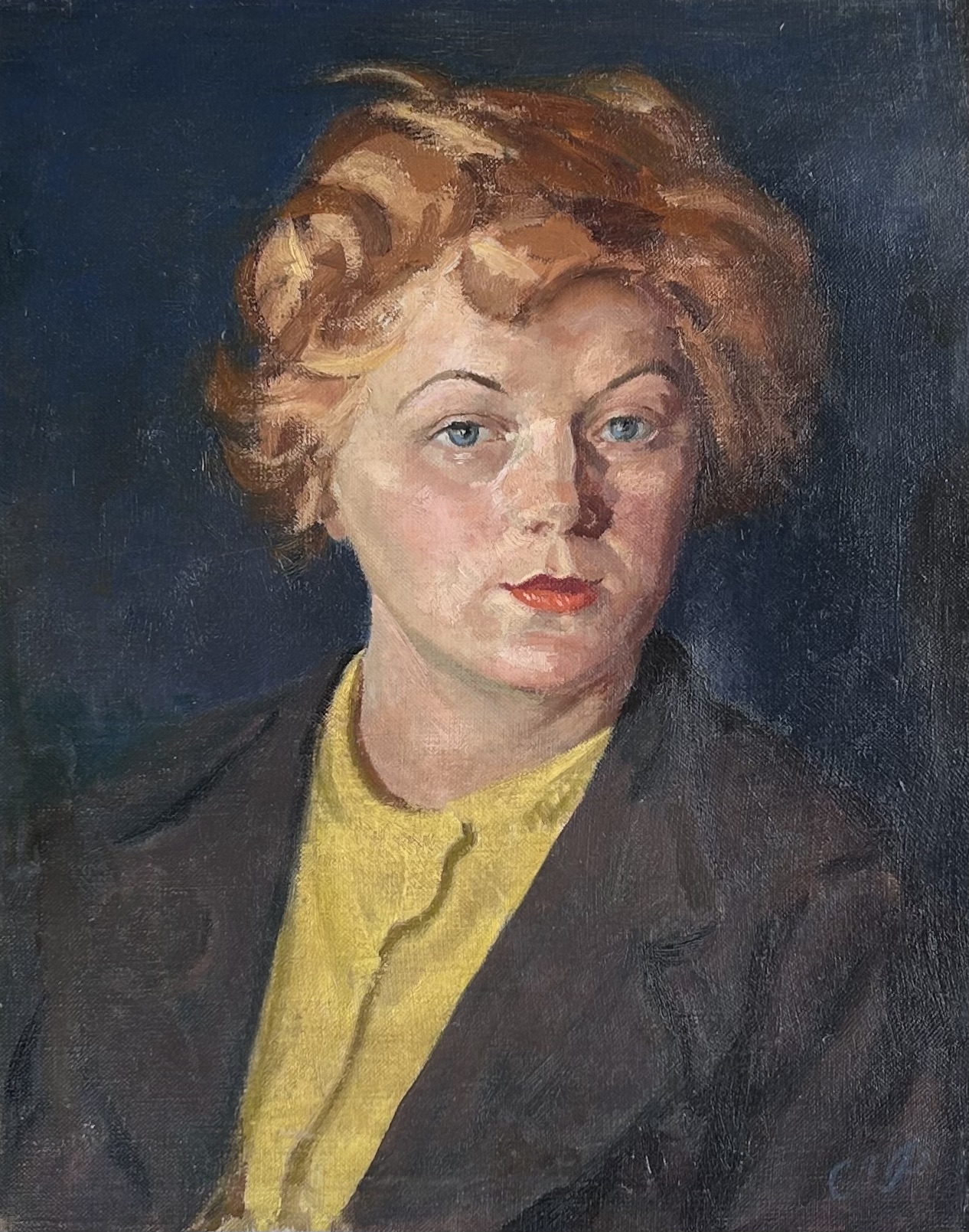 Christopher Perkins | Portrait of Mrs Scott (Circa 1930) | MutualArt