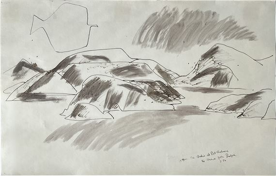 Ralph Hotere | Otago Peninsula from the Studio at Port Chalmers (1972 ...