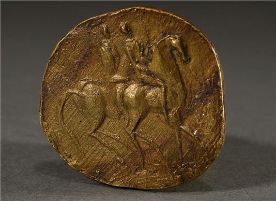 Gisela Engelin-Hommes | Two riders on horseback | MutualArt
