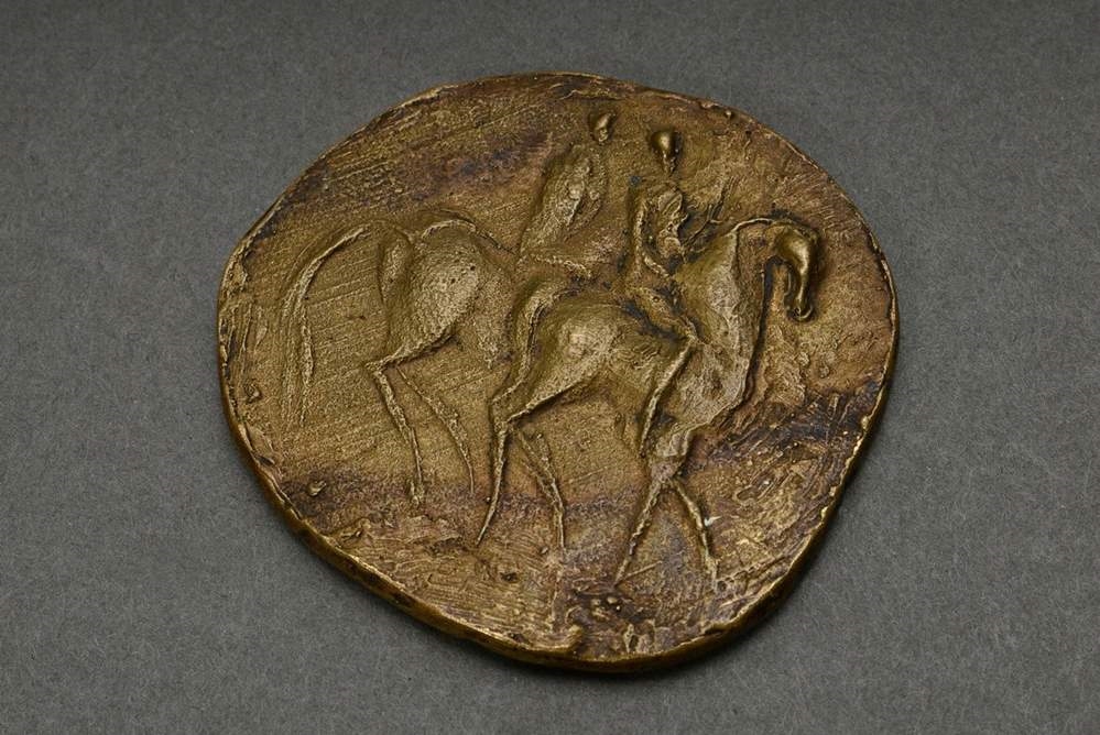 Gisela Engelin-Hommes | Two riders on horseback | MutualArt