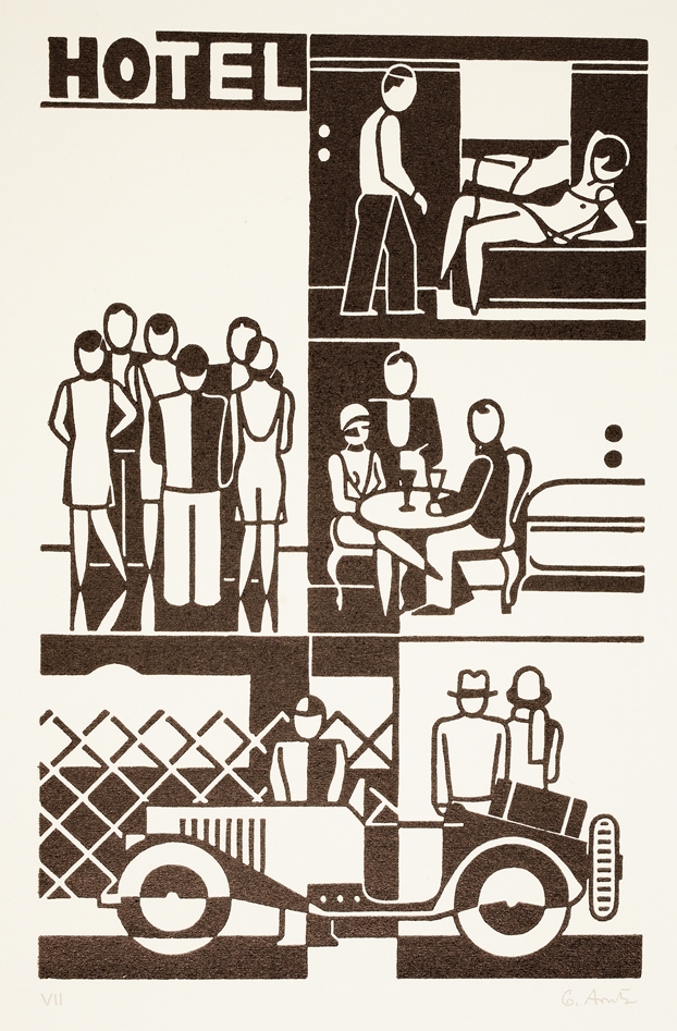 Gerd Arntz | Zwölf Häuser der Zeit (1927 - 1973) | MutualArt