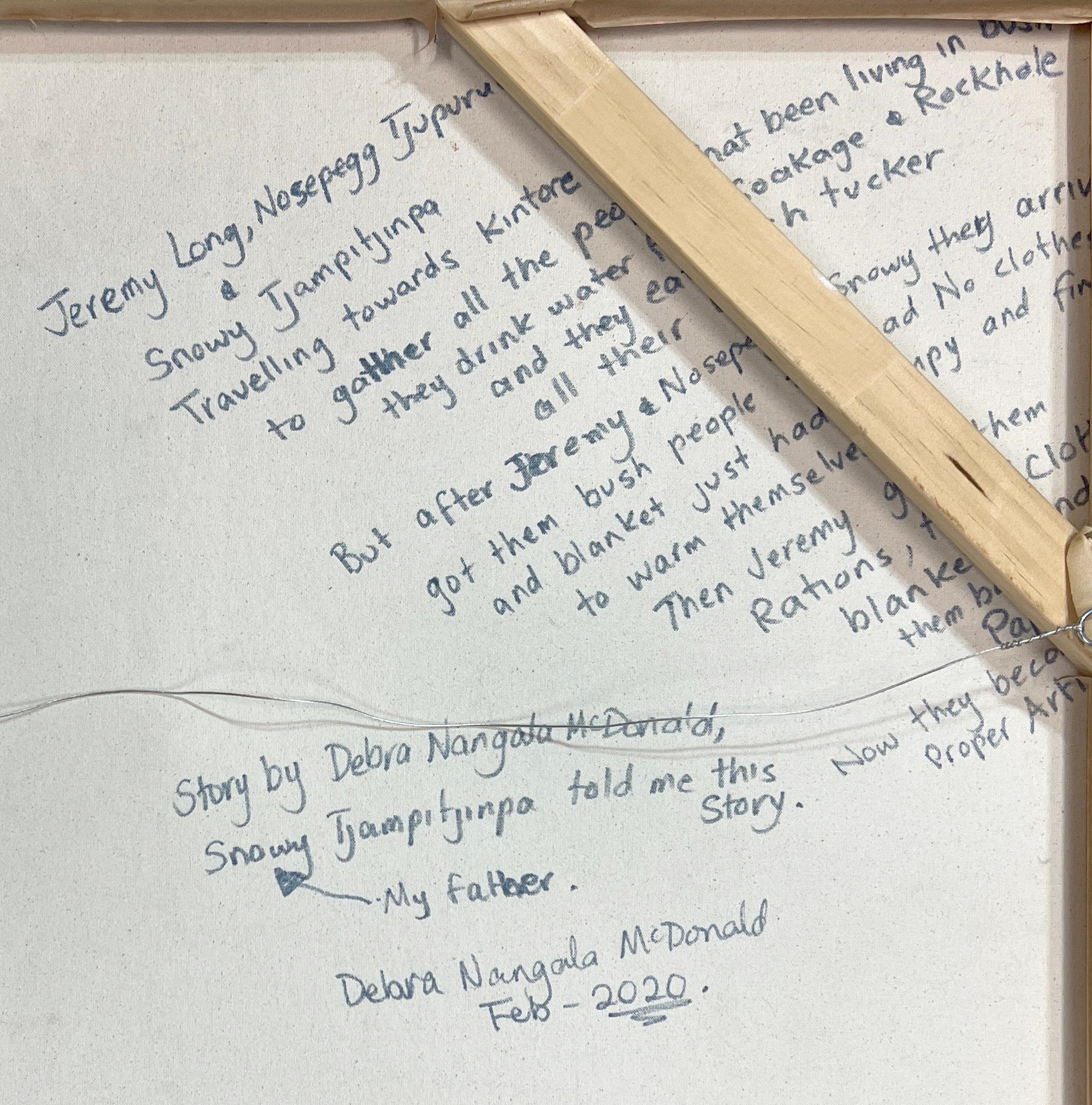 Deborah Nangala | Travelling Towards Kintore NT 2020 (2020) | MutualArt