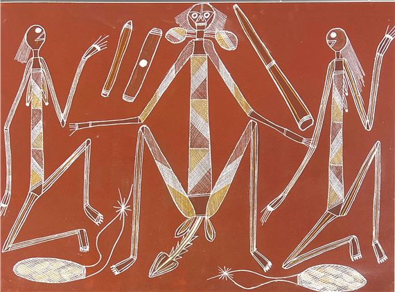 Bruce Nabegeyo | Korlobarr (Red Kangaroo) | MutualArt