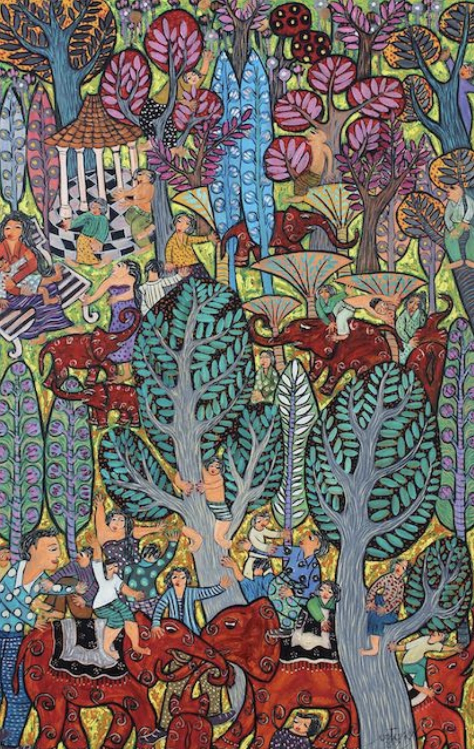 Untung Wahono | Red Elephant (2017) | MutualArt